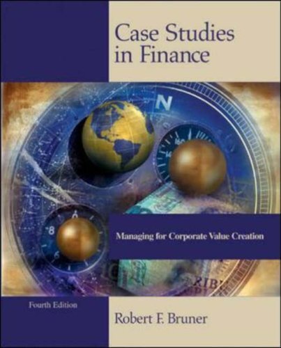Case Studies in Finance (Irwin Series in Finance) de Unknown | eBay