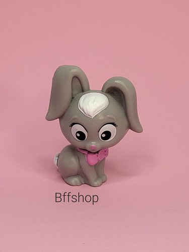 MATTEL GREY BUNNY RABBIT PET ANIMALS BARBIE DOLLHOUSE ACCESSORY DIORAMA ...