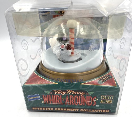 Blockbuster Very Merry Whirl Around Spinning Ornament 1999 Frosty The ...