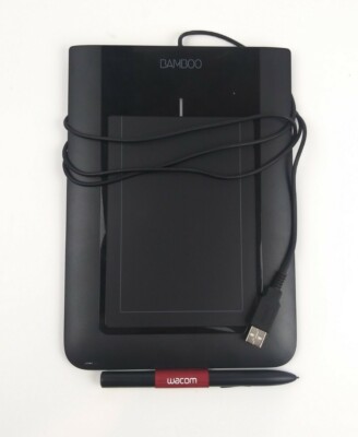 USED Wacom Bamboo Tablet Model CTL-460 Digital Drawing Pen Tablet | eBay
