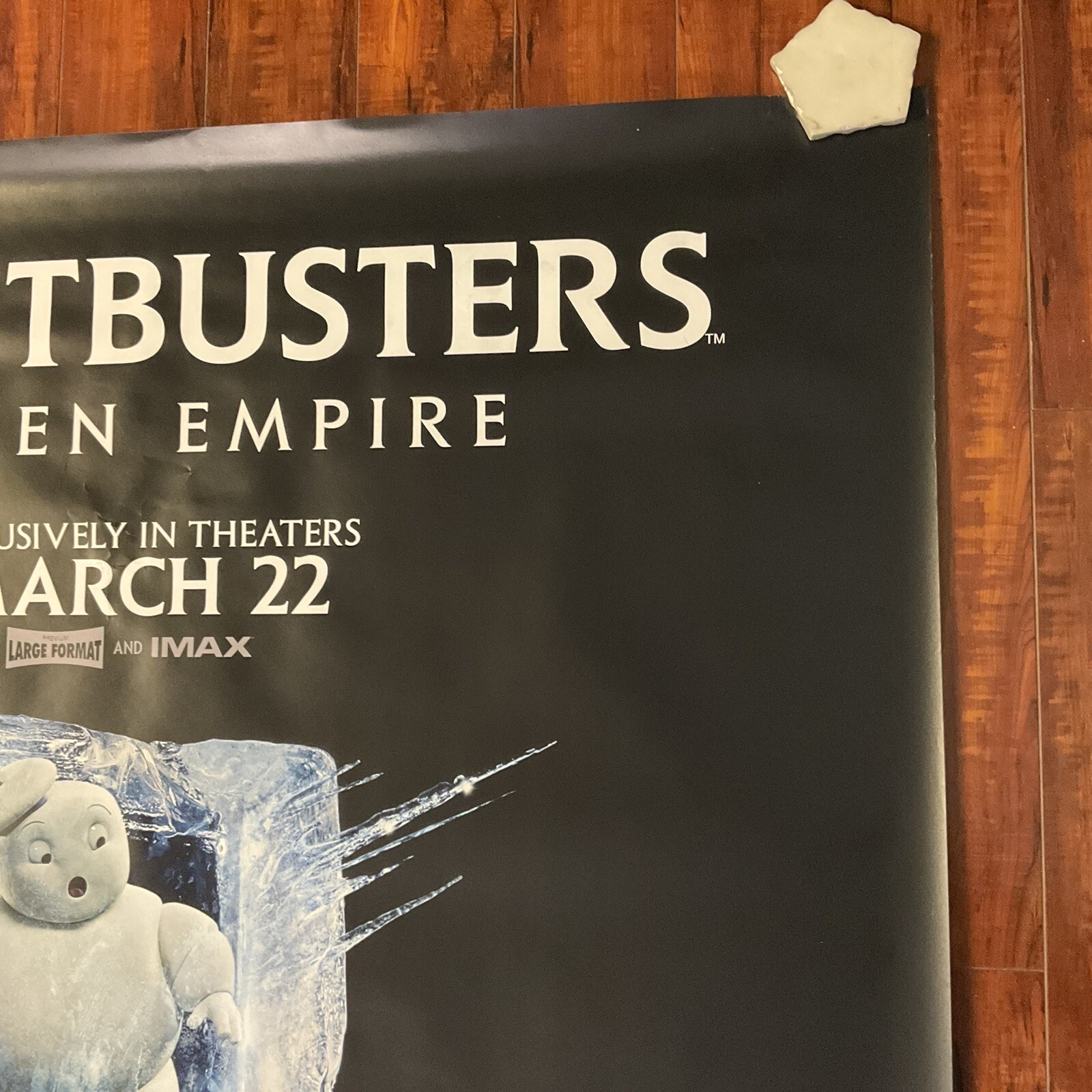 GHOST BUSTERS 2024:Frozen Empire*Ice Original DS Bus Stop Movie Poster ...