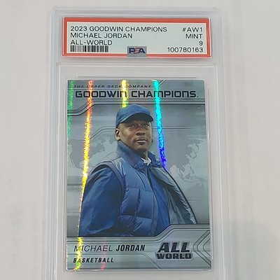 2023 GOODWIN CHAMPIONS - ALL-WORLD #AW-1 ⚡️MICHAEL JORDAN⚡️PSA 9⚡️LOW ...