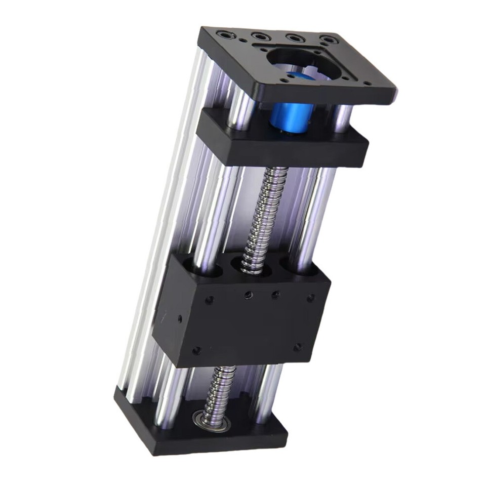 22-132lbs Electric Ball screw Slide Table Nema23 57 Motorized Linear ...