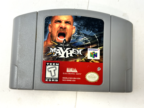 WCW Mayhem (Nintendo 64, 1999) Authentic N64 Game Wrestling Works | eBay