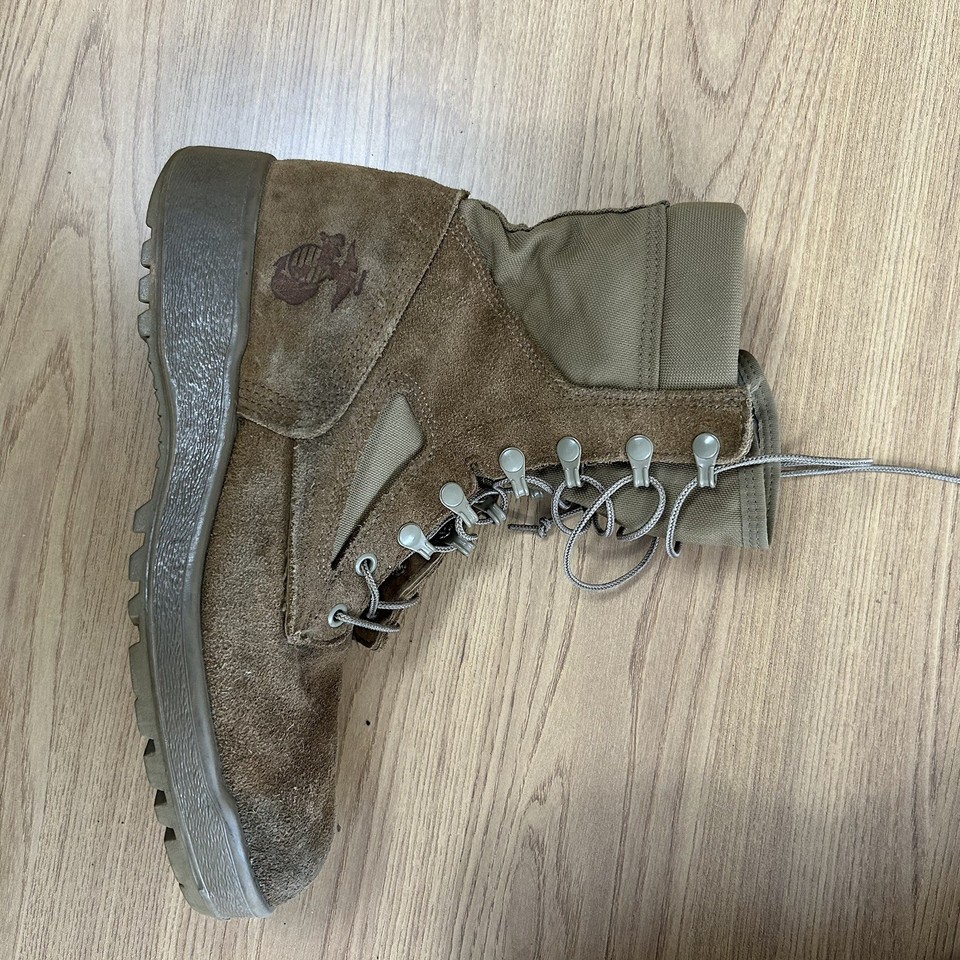 McRae USMC Combat Boots Men's 9.5R Vibram Coyote Military Tan 8430-01 ...