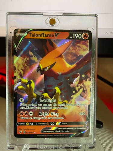 Talonflame V 029/185 Vivid Voltage- NM Ultra Rare Full Art Pokémon Card ...