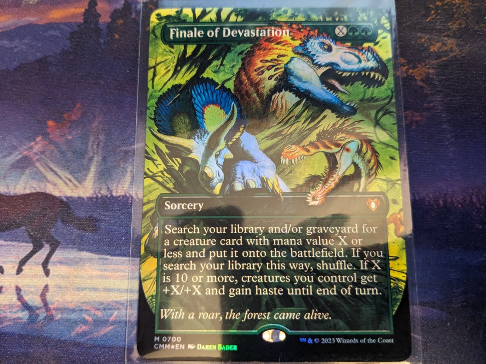 MTG Magic: The Gathering FOIL Finale of Devastation Borderless CMM! | eBay