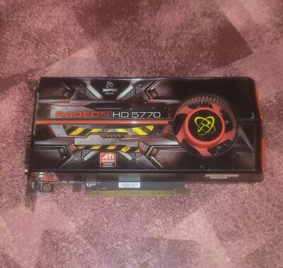 XFX ATI Radeon HD 5770 • 1GB GDDR5 PCIe GPU w/Crossfire Cable | eBay