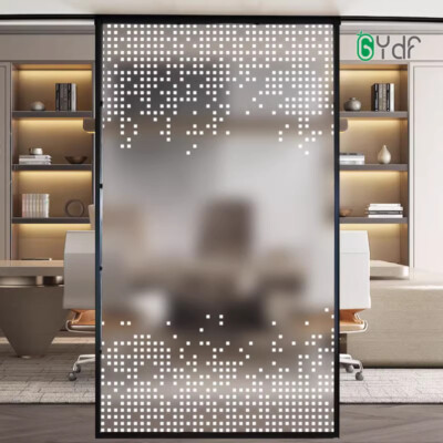 Polka Dot Frosted Window Films Vintage Glass Stickers Door Decor ...
