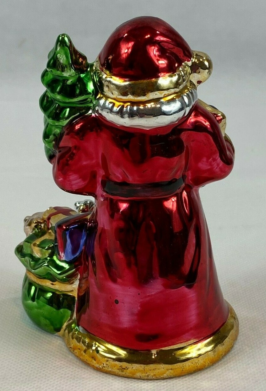 Christmas Fantasy LTD Collectible 5" Wonderland Ceramic Santa Figurine ...