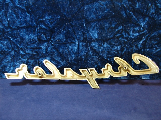 1951 1952 Chrysler Script Hood Nose Emblem 1347288 for sale online | eBay