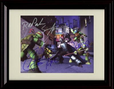 16x20 Framed Teenage Mutant Ninja Turtles Cast Autograph Promo Print ...