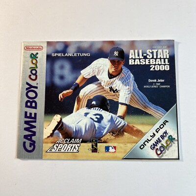 notice nintendo gameboy color - all star baseball 2000 - noe | eBay