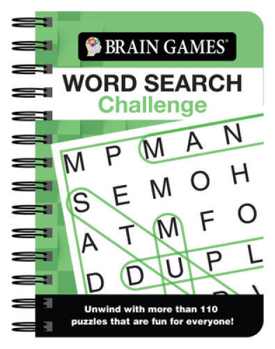 Brain Games Mini - Word Search Challenge - Spiral-bound - VERY GOOD ...