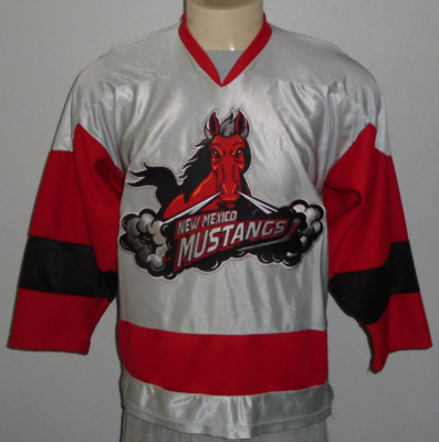 New Mexico Mustangs NAHL Hockey Jersey OT Sports Youth Large | eBay