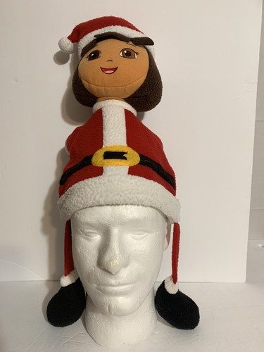 Rare Christmas Santa Hat Nickelodeon Dora The Explorer 2011 Crazy Hat ...