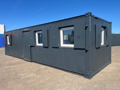 32ft x 10ft Sleeper Bedroom Accommodation Welfare Cabin Container £ ...