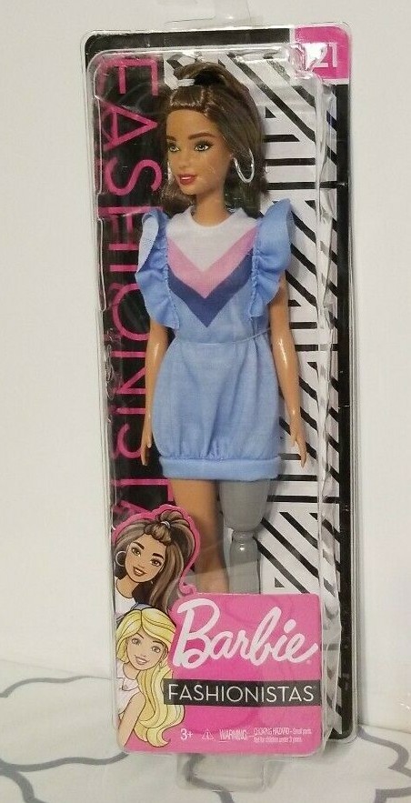 Barbie Fashionistas Barbie # 121 Prosthetic Artificial Limb Leg Doll ...