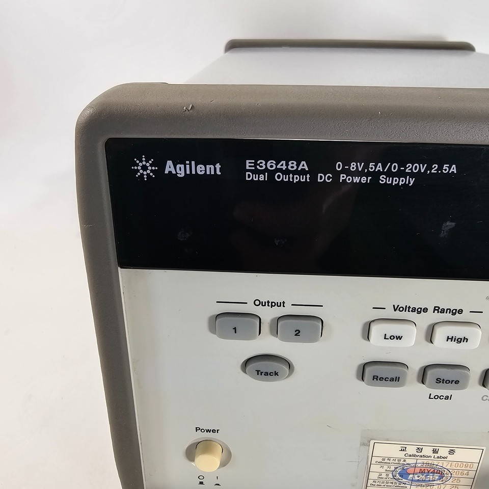 Agilent E3648A Dual Output DC Power Supply 0-8V,5A/0-20V,2.5A - Tested ...