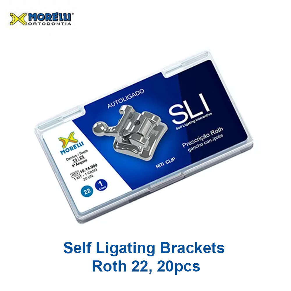 Morelli Dental SLI Roth Prescription Self-Ligating Interactive Brackets ...