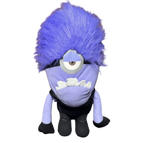 Despicable Me 2 Purple Evil Minion One Eye 17" Plush Toy Doll Stuffed ...