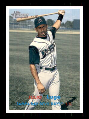 2006 Baseball Topps Heritage Julio Lugo Tampa Bay Devil Rays #259 | eBay