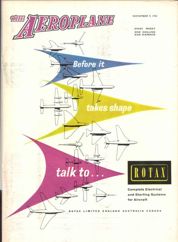 The Aeroplane magazine (Volume XCI Number 2358) November 9 1956 | eBay UK