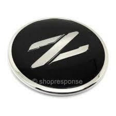 NEW NISSAN Genuine 300ZX Z32 Black & Silver Z Front Emblem 62889-40P00 ...