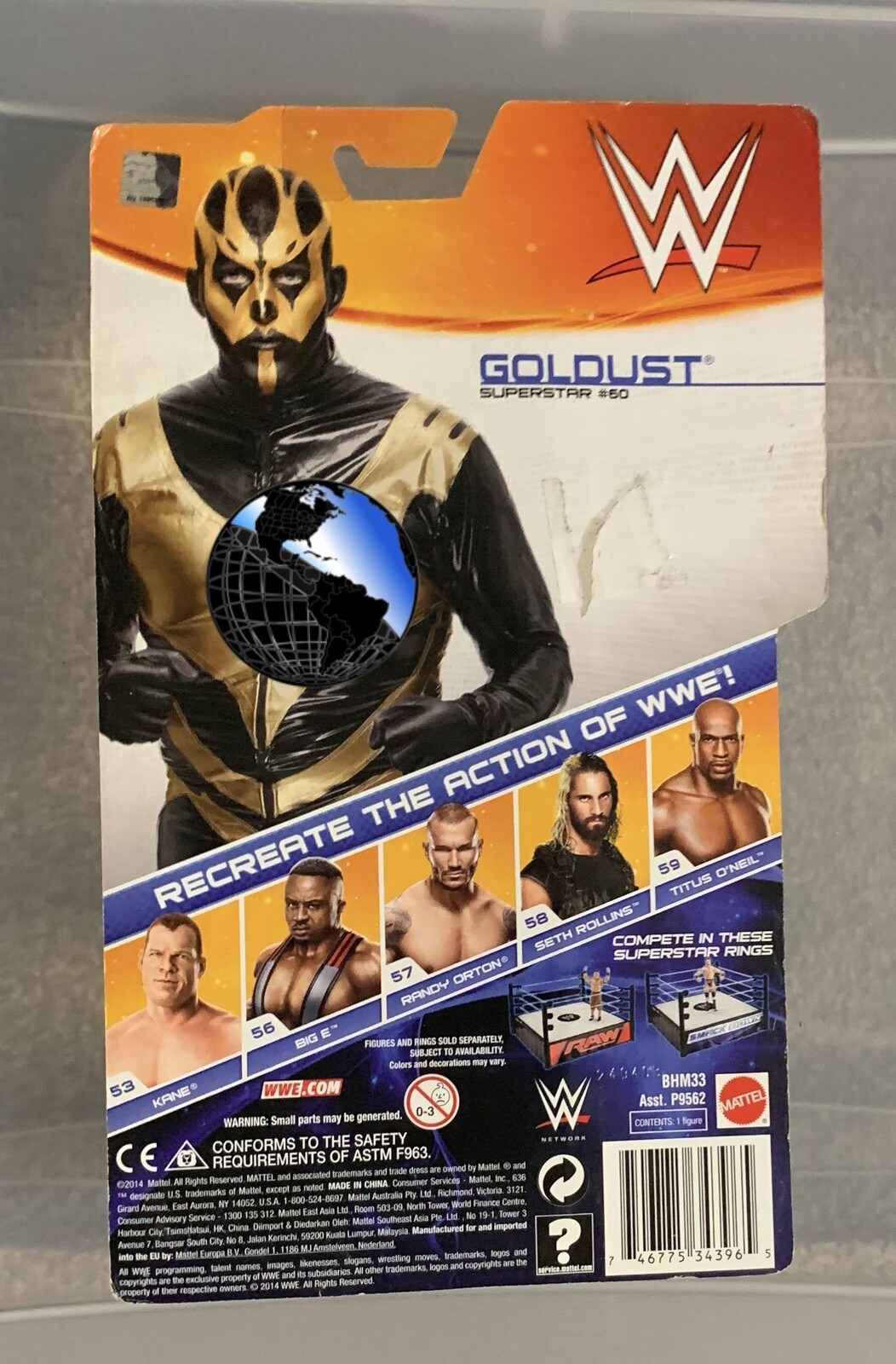 Autographed WWE Basics Series 44 Goldust Wrestling Action Figure #60 by ...