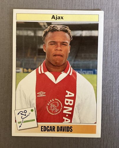 1995 Edgar Davids Rookie Card/Figurina Panini Voetbal 95 Ajax Juventus ...