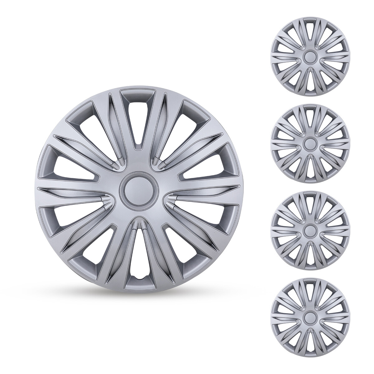 14" Set Of 4 Wheel Hub Caps Cover Replacements fit R14 Tire & Steel Rim ...
