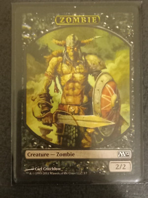MTG Magic 2012 Core Set Zombie Token Card | eBay