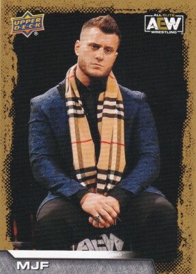 MJF 2022 Upper Deck AEW Gold Parallel Card 3 MLW GCW CZW New Japan Pro ...