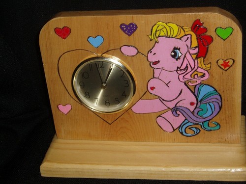 WOODEN MY LITTLE PONY CLOCK (HAND MADE) KEEPS PERFECT TIME | eBay