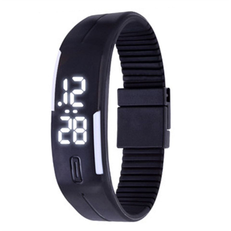 Waterproof LED Digital Rubber Sports Watch Bracelet Digital WristWatch ...