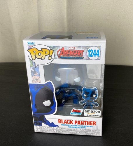 Funko Pop! Marvel Avengers Black Panther #1244 Amazon Exclusive | eBay