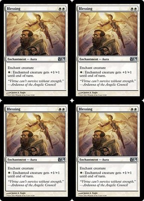 MTG - 4x BLESSING - M14/Core Set 2014 (U) | eBay
