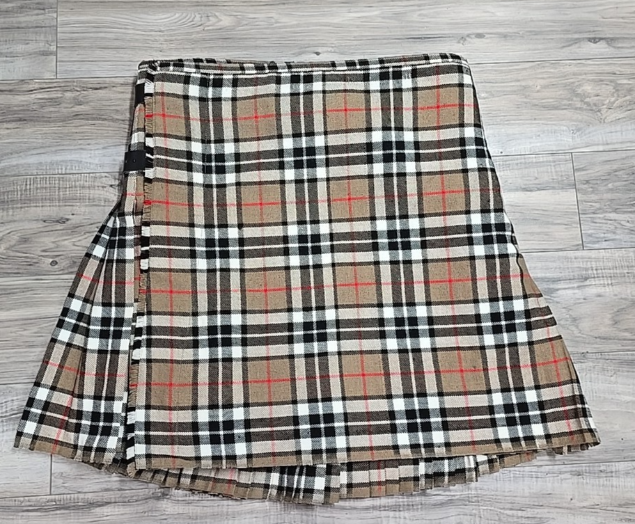 Wenches At Work Mens Plaid Brown Black Red Kilt Renaissance | eBay