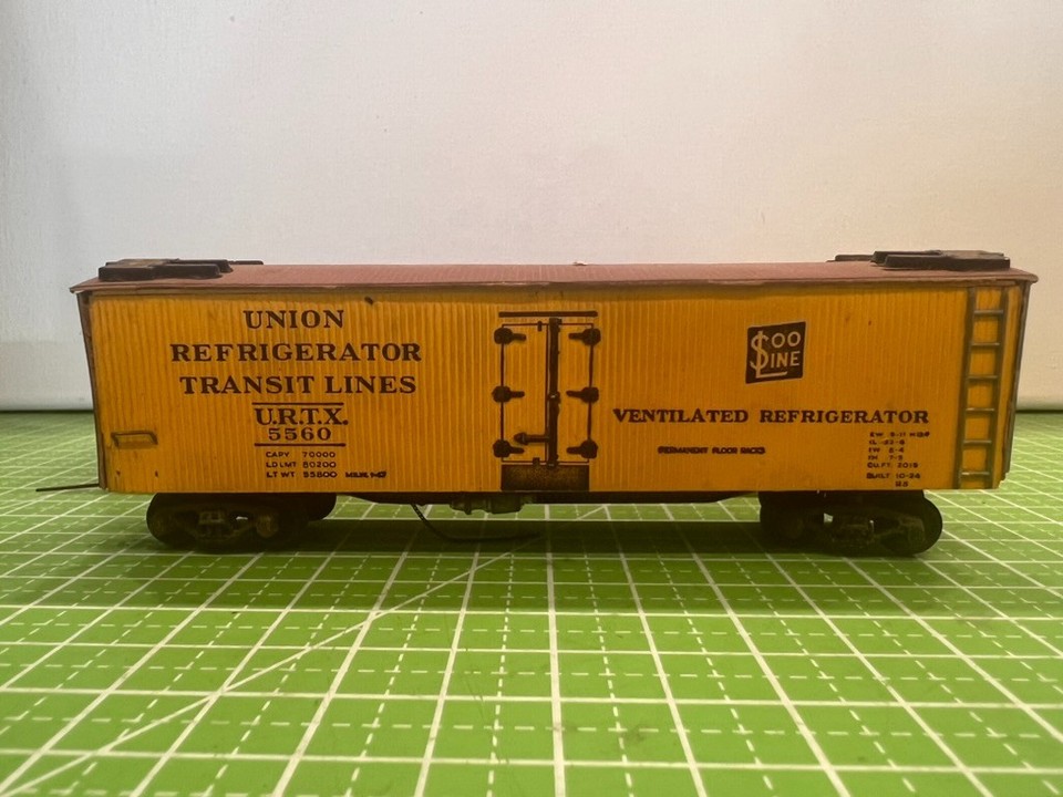 Silver Streak HO Soo Line Union Refrigerator Transit Lines Wood Reefer ...