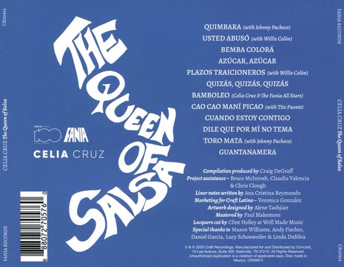 CELIA CRUZ QUEEN OF SALSA [CRAFT RECORDINGS] NEW CD | eBay