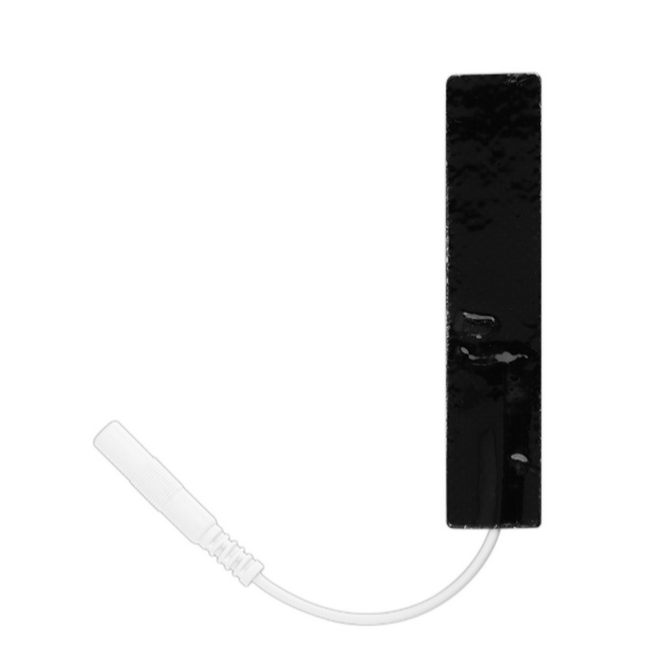 8 Strip Non Woven Electrodes 1.5cm x7cm with Pin Style Connection 2mm ...