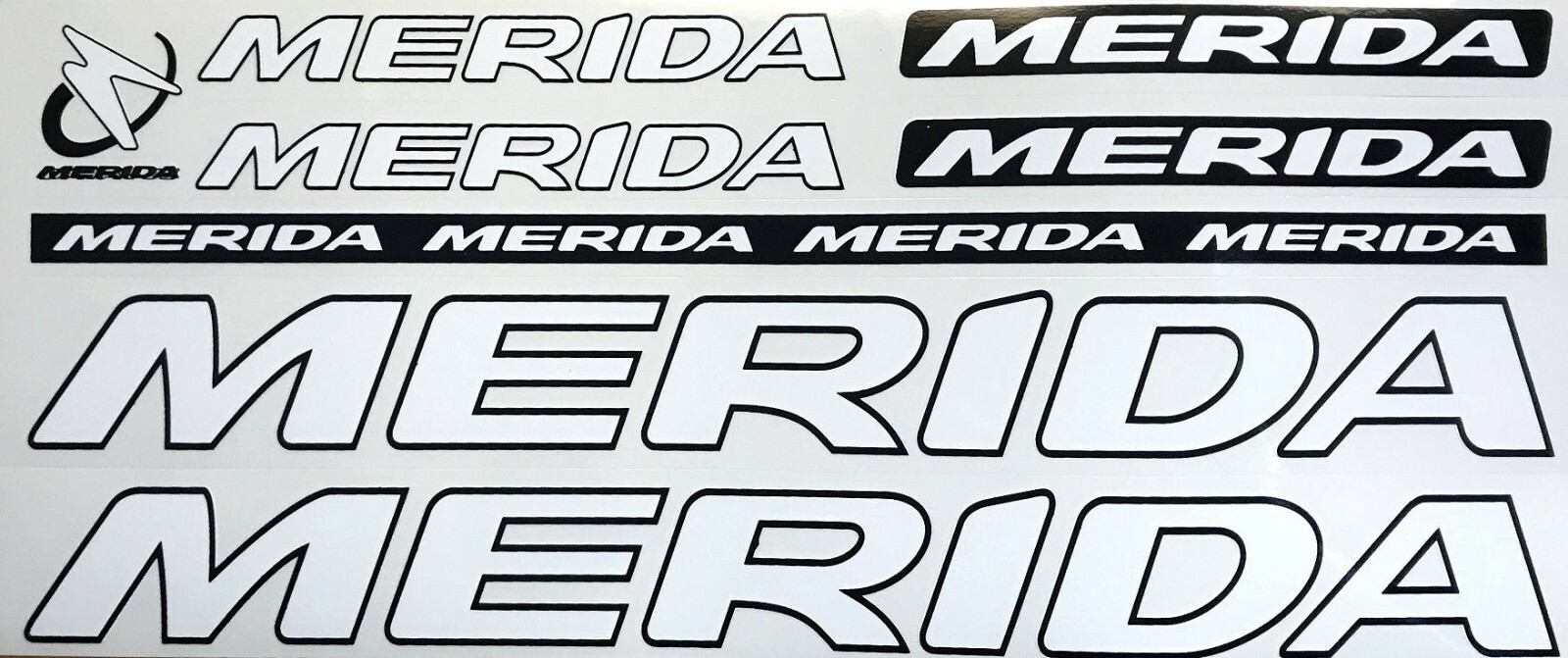 Merida Sticker Set Aufkleber Bike Fahrrad Stickers Logo Aufkleberset ...