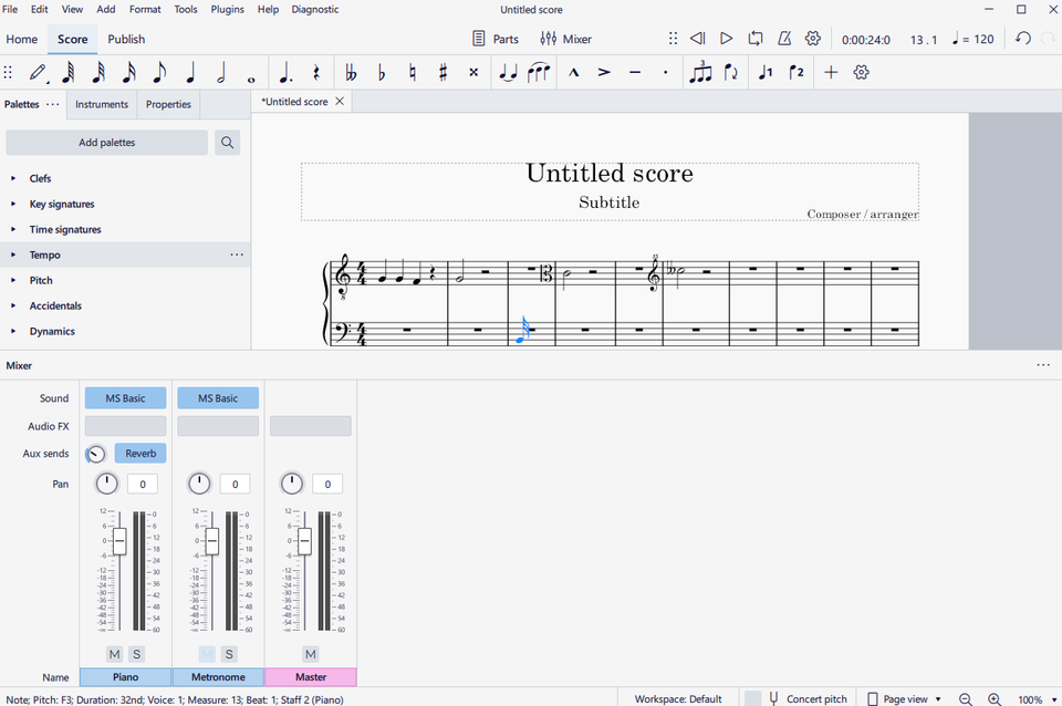 Advanced Musical Notation Audio Sound Software for Windows PC 7, 8, 10 ...