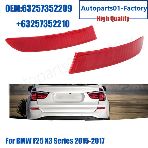 Rear Right+Left Light Rear Bumper Reflector Light for BMW F25 X3 Series ...