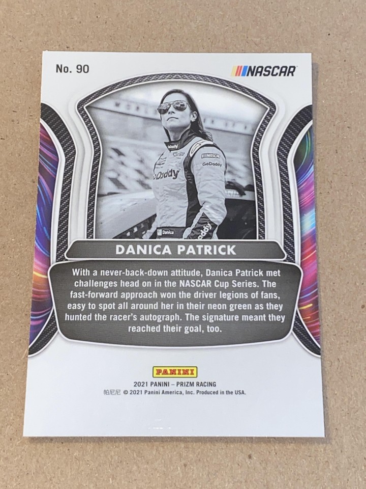 Danica Patrick 2021 Prizm Racing NASCAR LEGENDS #90 Trading Card | eBay