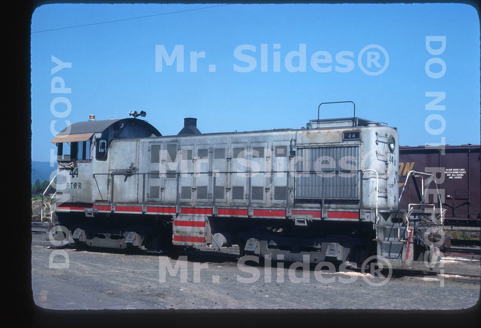 Original Slide Portland Terminal Railroad Nice Roster Of ALCO S4 44 In ...