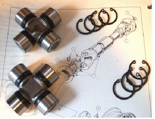 (x2) HILLMAN Imp Avenger Hunter Minx Husky UNIVERSAL JOINT UJ Joint x2 ...