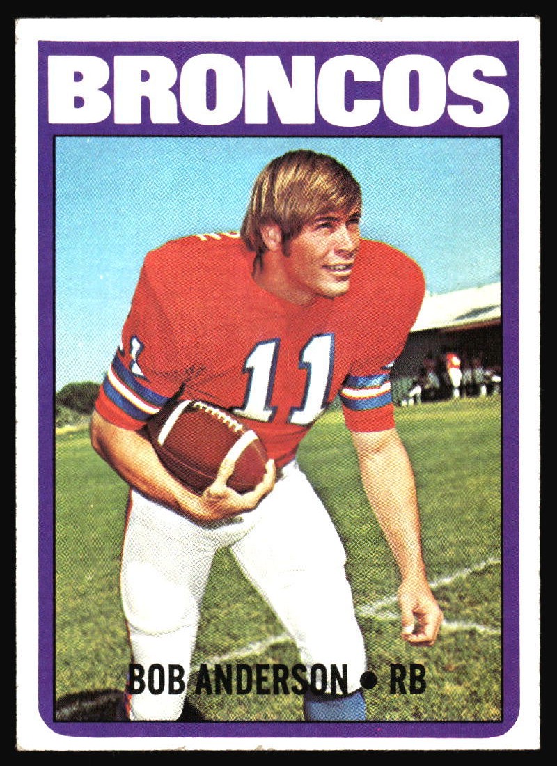 1972 Topps Bob Anderson #154 Denver Broncos | eBay