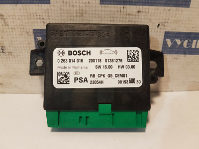 2020 Peugeot Citroen Opel Vauxhall PARKING SENSOR PDC MODULE 1621267080 ...