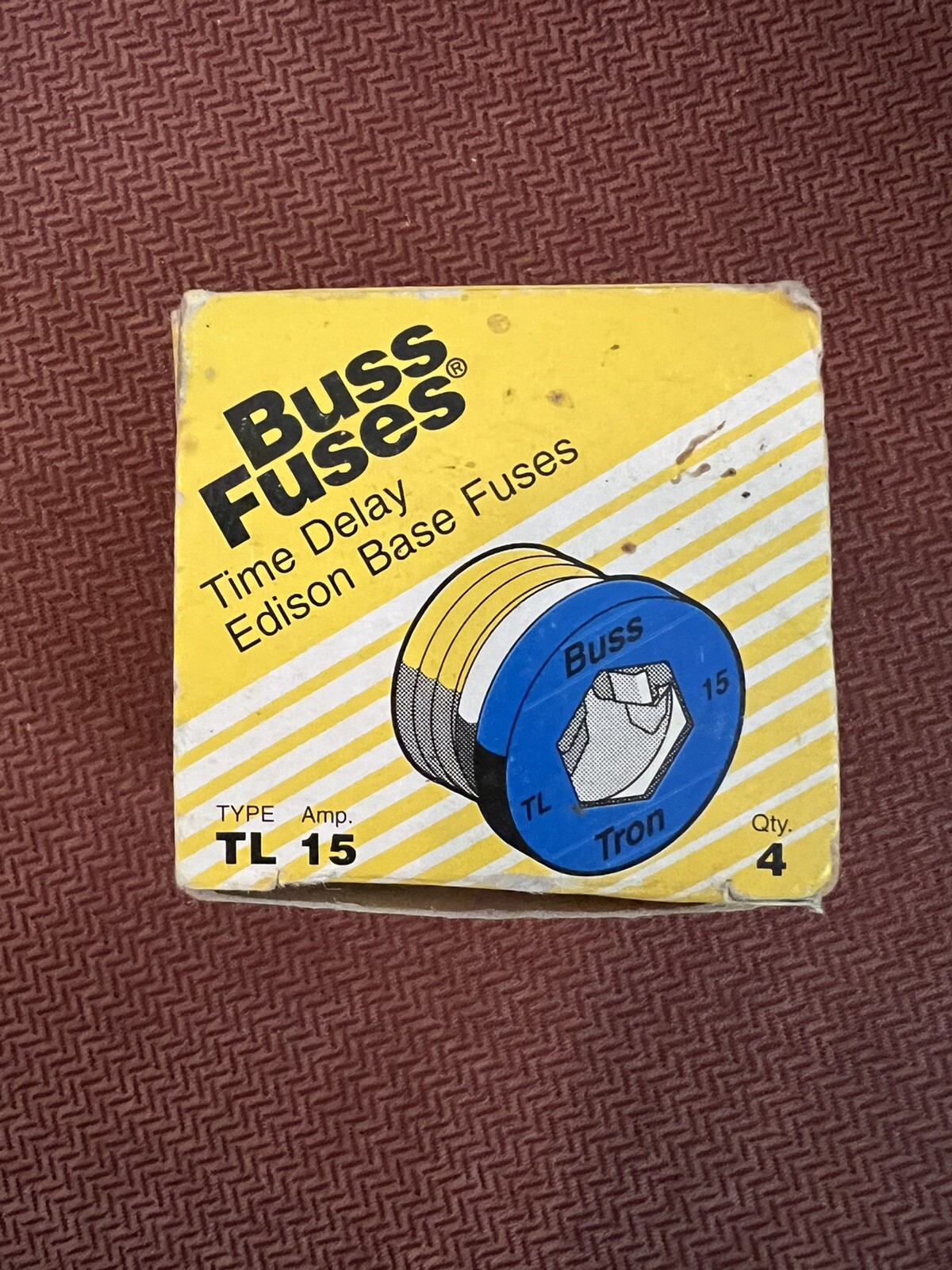 Bussmann 1 TL-15 15 A Time-Delay Plug Fuse - Blue 3 Fuses 51712101318| eBay